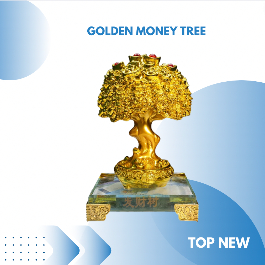 Lucky Golden Money Tree Decorate Feng Shui Gold Tree for Business ...