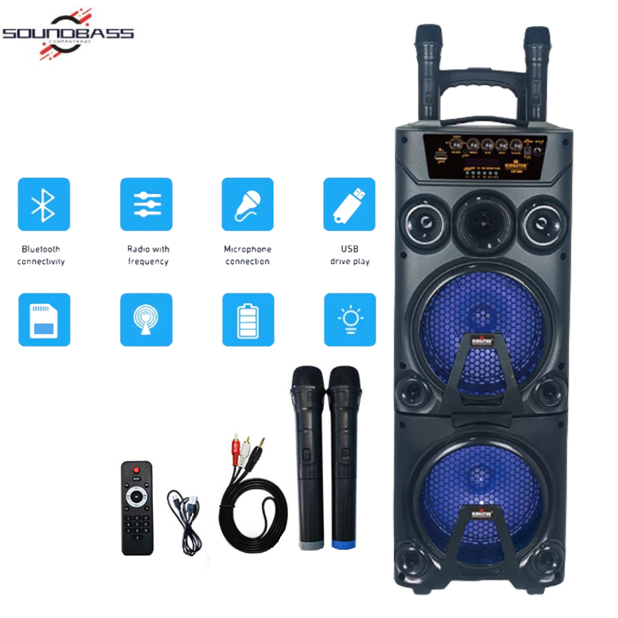 17-INCH SOUND BASS KARAOKE BLUETOOTH BIG WIRELESS SUBWOOFER 6800W ...