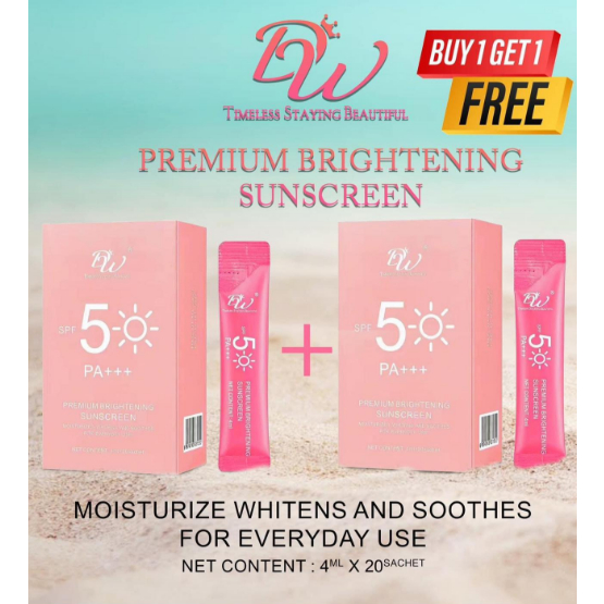 Buy 1 Take 1 Dw Sunscreen Spf 50 Suncream Face Body Sunblock Cream Uv