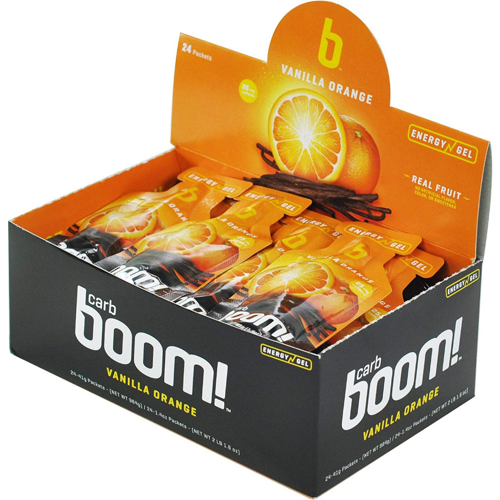 Carb Boom! Energy Gel 41g 24-PACK - Vanilla-Orange (Caffeine) | Shopee ...