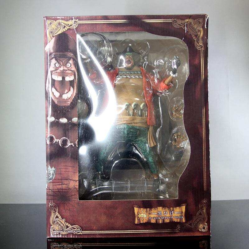 Hey Anime-ONE PIECE BLACK BEARD MARSHALL D. TEACH 27cm ACTION FIGURE ...