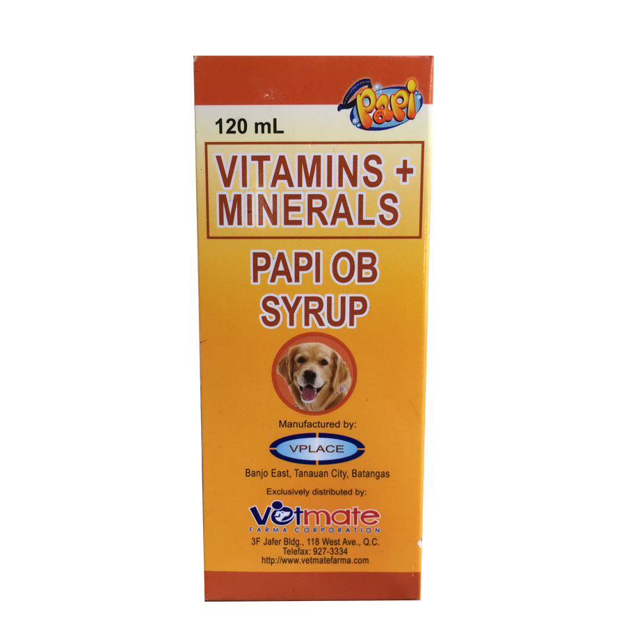 Papi OB Syrup (Vitamins, Minerals) 120 ml | Shopee Philippines