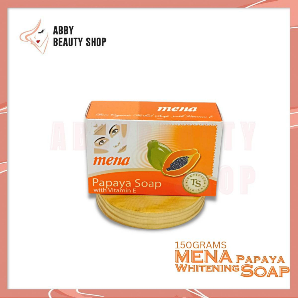Papaya Soap Whitening Original For Face Body By Mena W/ Milk Aloe Vera ...