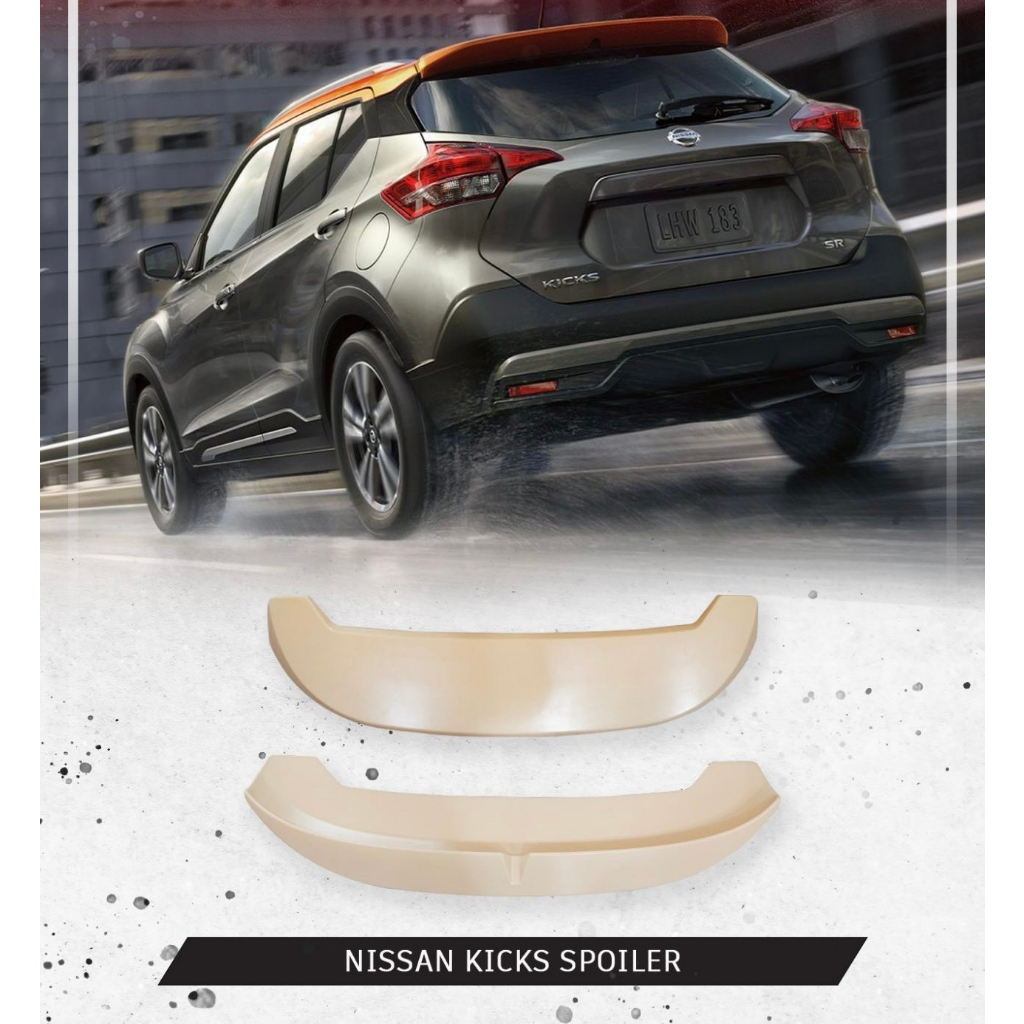 Nissan Kicks 2021-2024 Rear Bumper Spoiler Paintable | Shopee Philippines
