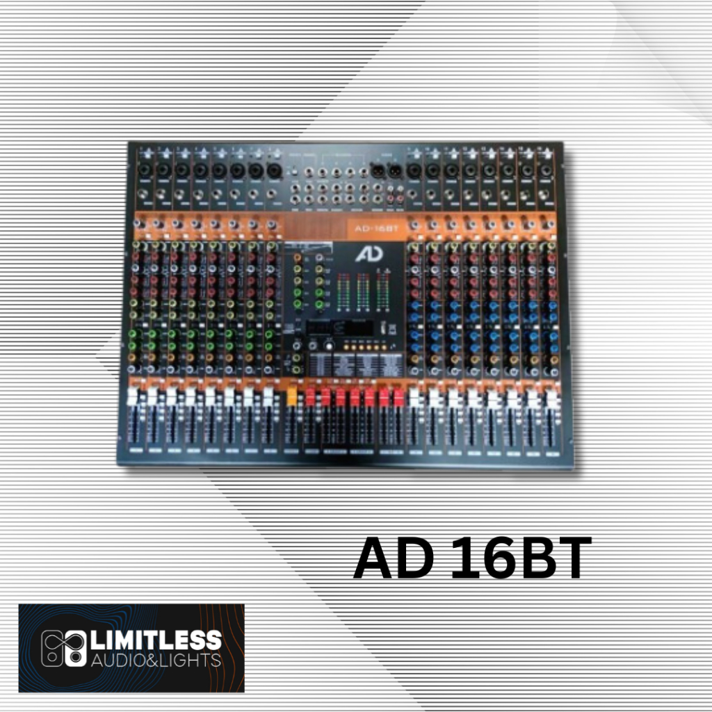 AD 16BT MIXER 16 CHANNEL PROFESSIONAL MIXER | Shopee Philippines