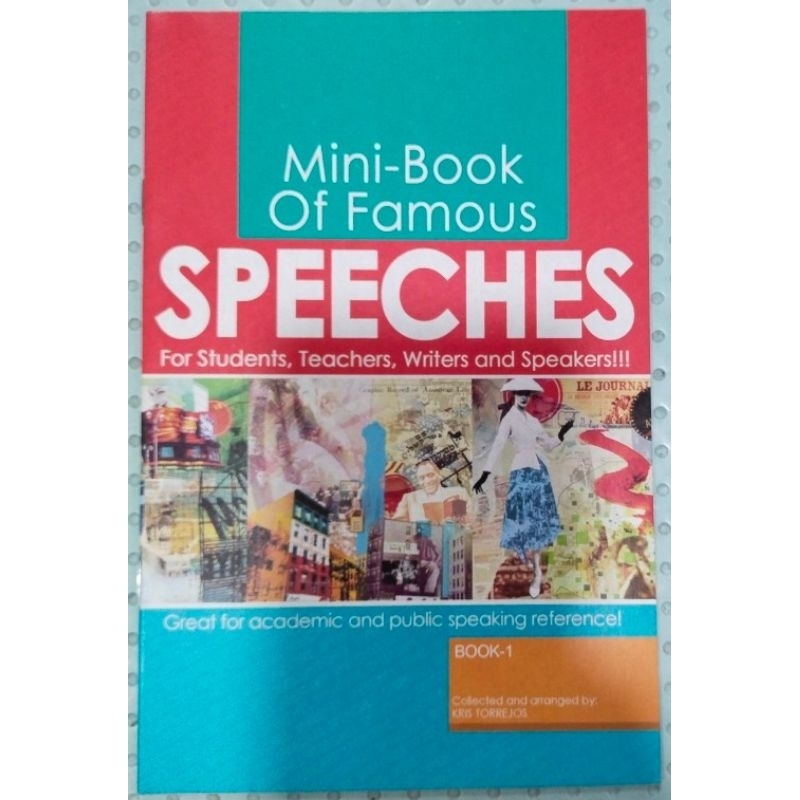 Mini-Book Of Famous SPEECHES For Students,Teachers, Writers and ...