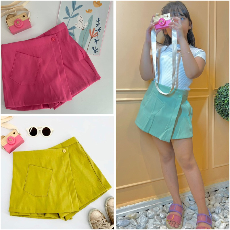 Tagless. ph 0145 BEA KIDS Highwaist Palda Shorts | Shopee Philippines