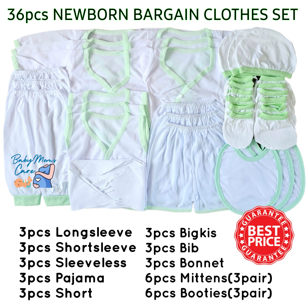 36pcs Baby Newborn Set Presko Manipis Budget Price | Shopee Philippines