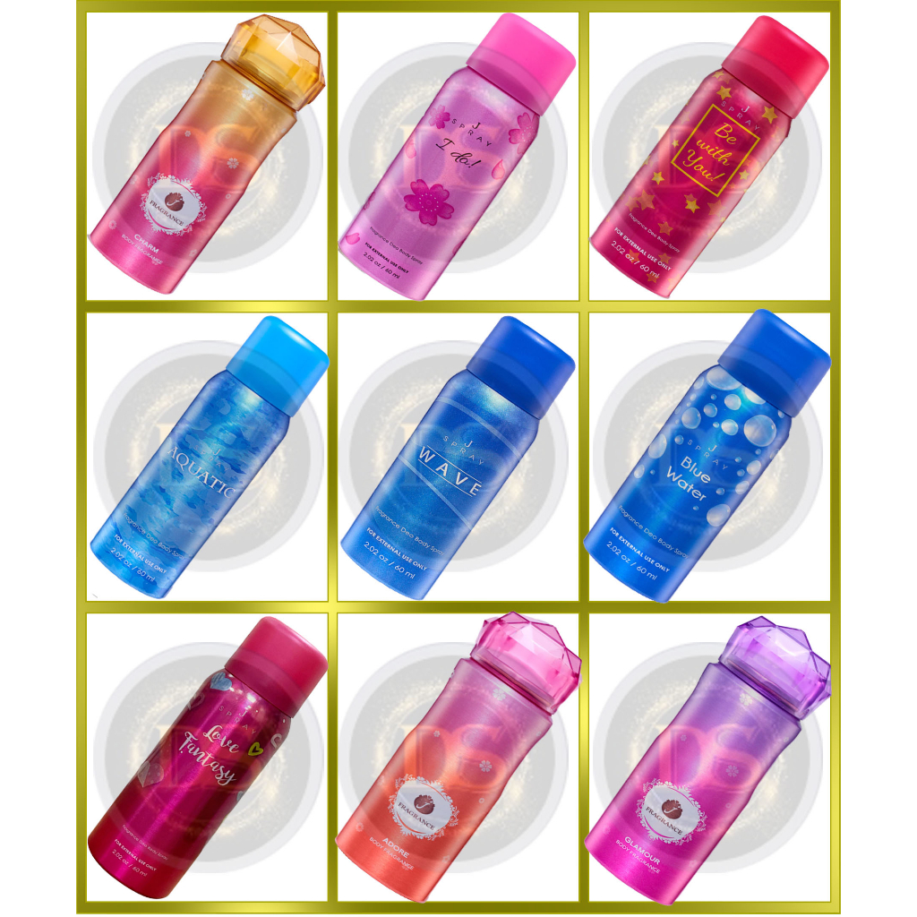 J Spray Body Fragrance 60ml by natasha | Shopee Philippines
