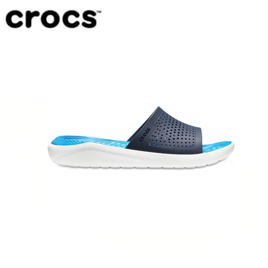 CS10 Crocs Literide slide in Blue | Shopee Philippines