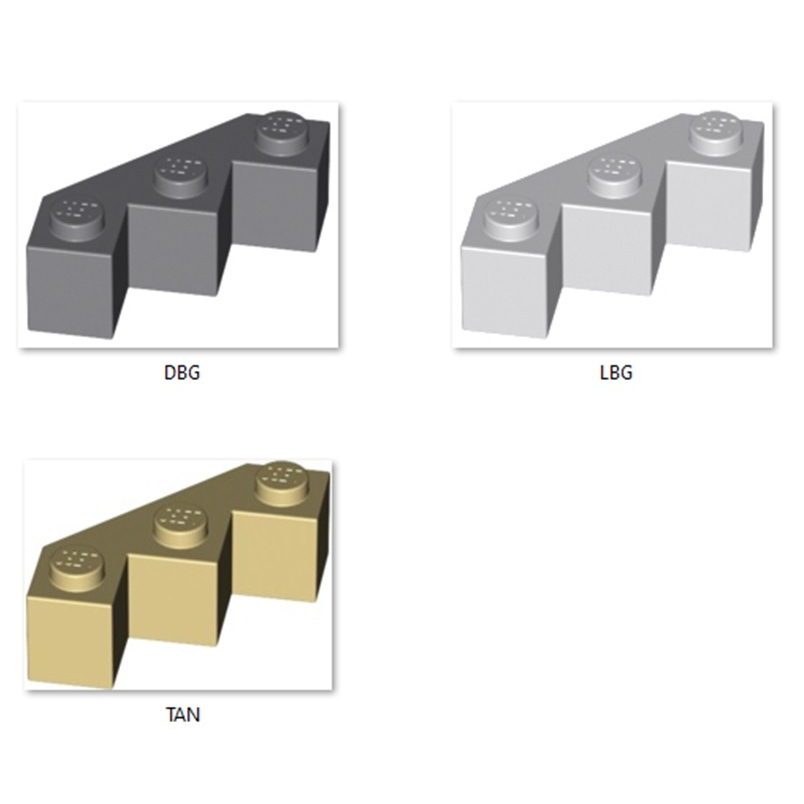 LEGO Part: Brick, Modified Facet 3x3 (sold per piece) | Shopee Philippines