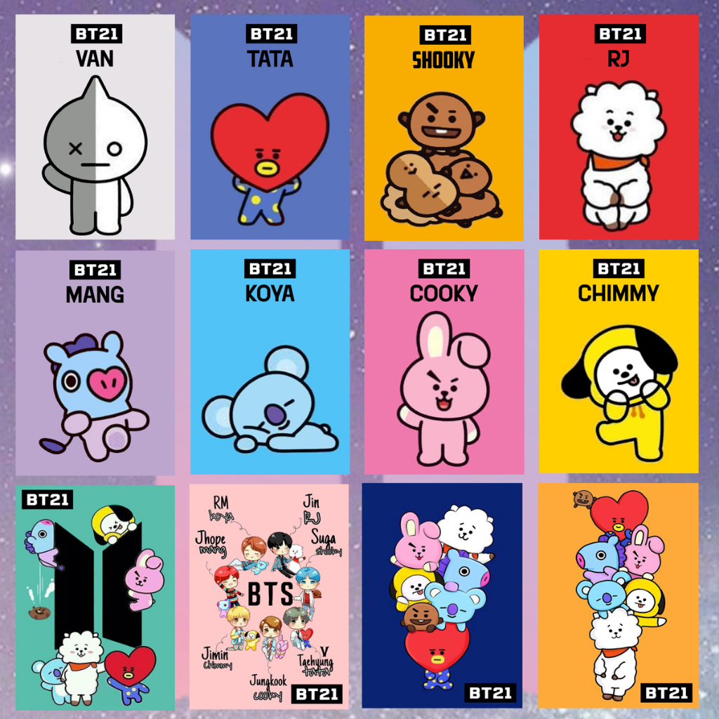 BT21 BTS Ref Magnet Collection ATM Size | Shopee Philippines