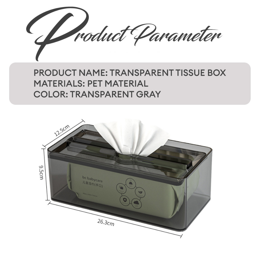 LOCAUPIN Sinking Style Lid Facial Tissue Dispenser Desktop Napkin ...