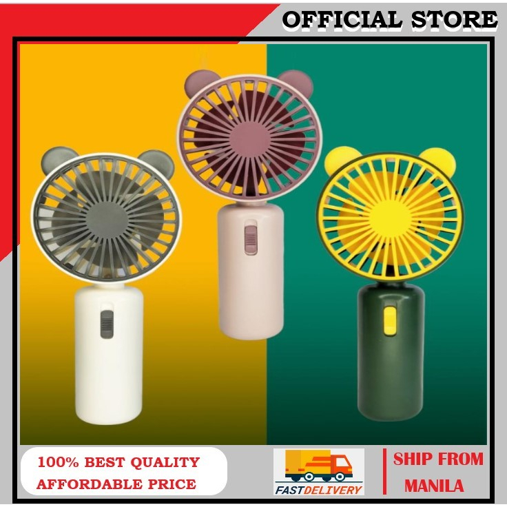 Portable Mini Small Fortable Handy Fan Electric USB Rechargeable ...