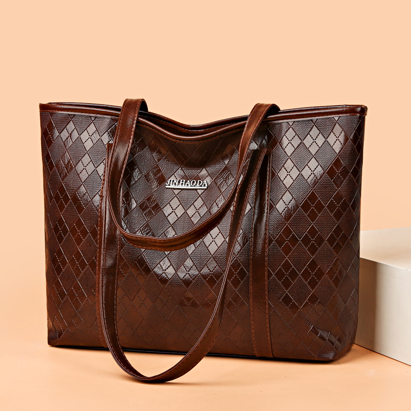 1314 new handbag glossy pu leather new design for women | Shopee ...