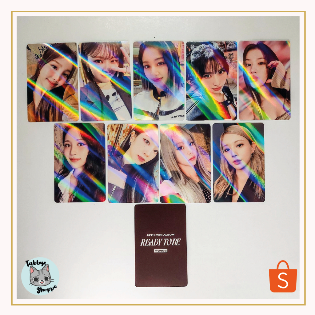 [ONHAND] TWICE READY TO BE OFFICIAL Withmuu POB Holographic Photocard | Shopee Philippines