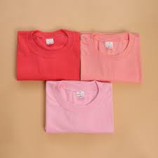 PLAIN TSHIRT ROUNDNECK UNISEX SOFTEX / SOUTHPORT MUROISE PEACH/APRICOT ...