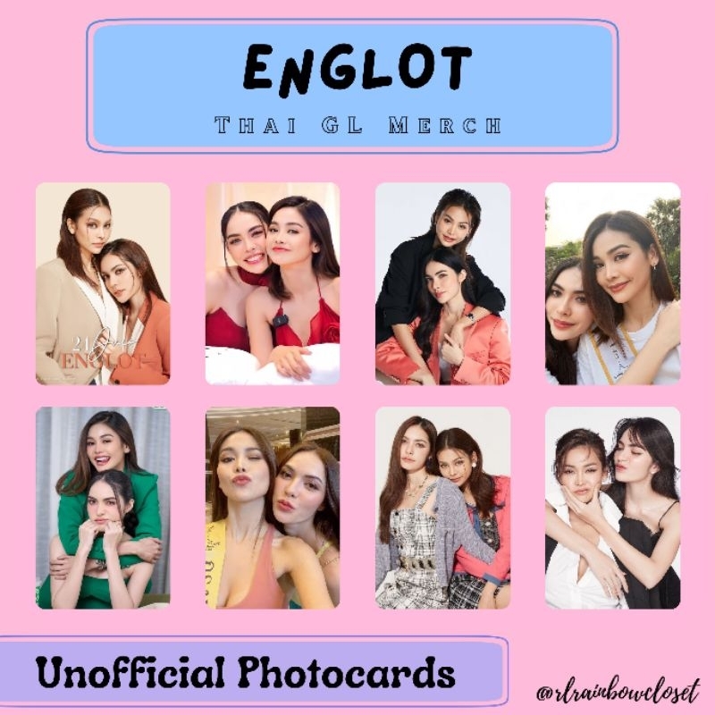 Thai GL EngLot Photocards Engfa Waraha Charlotte Austin Show Me Love Series | Shopee Philippines