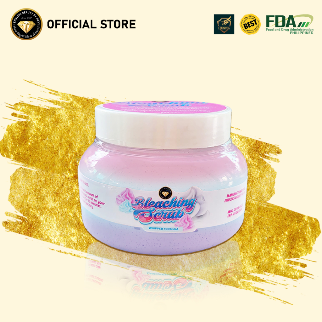 BLEACHING ADVANCED BODY SCRUB cream whip milky whitening micro peeling ...