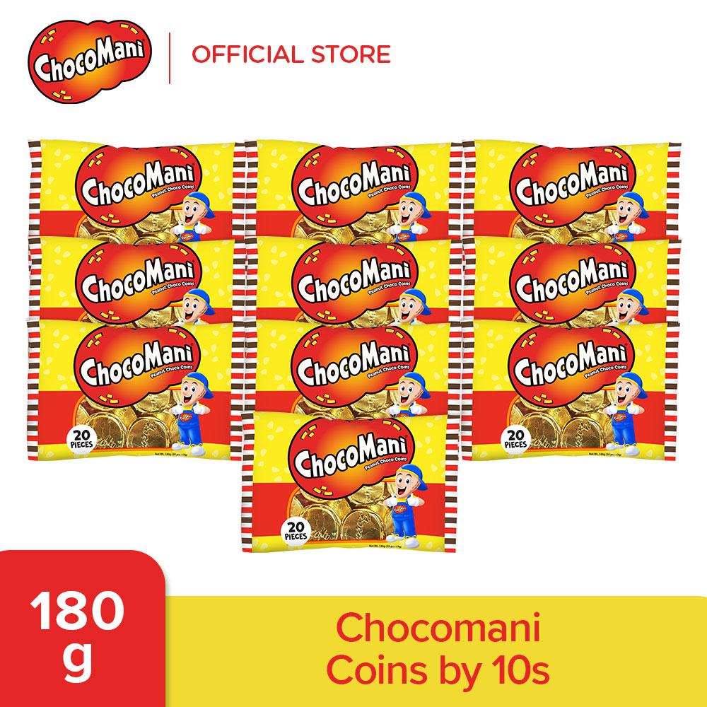 Chocomani Coins 20s x10 | Shopee Philippines