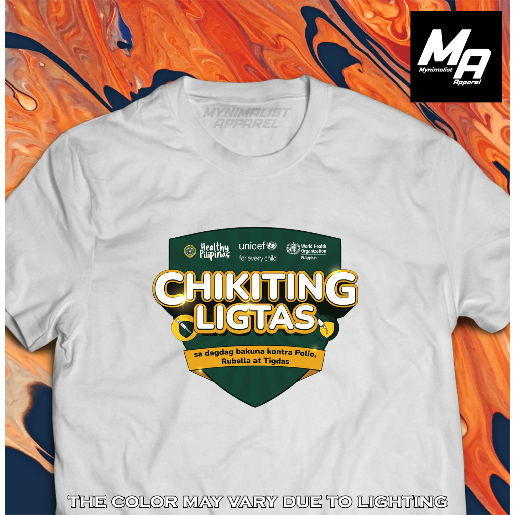 Chikiting Ligtas for Women's & Men Graphic Print Tshirt for ADULT ...