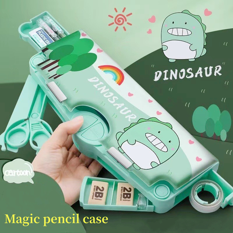 Pencil Box Cartoon Pencil Case Pencil Storage Multifunctional Creative ...