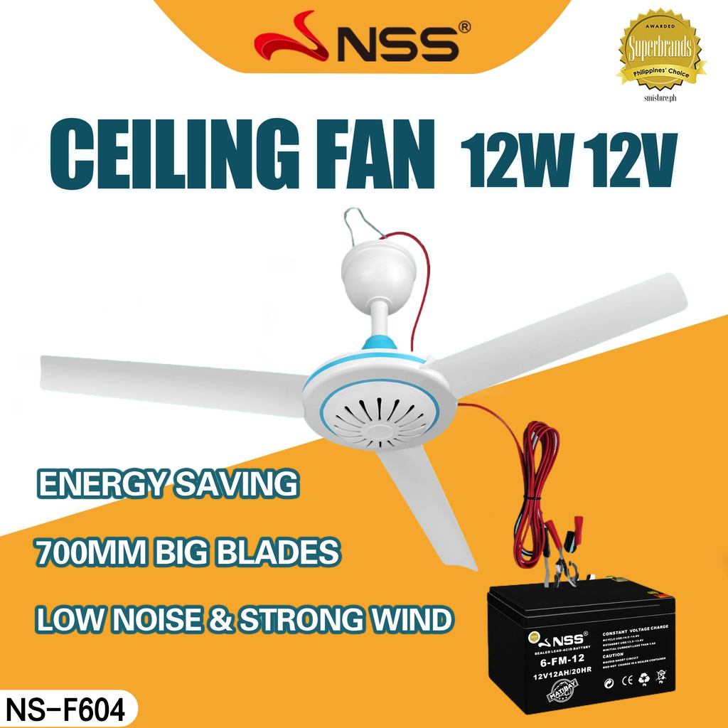 NSS Ceiling Fan Electric Fan 3 Blades 700 mm Household Hanging Fan ...