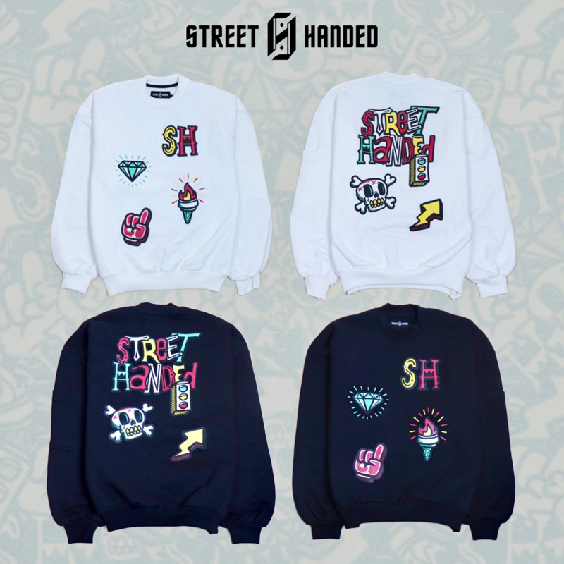 DT SWEATSHIRT OVERSIZED || STREET HANDED | Shopee Philippines