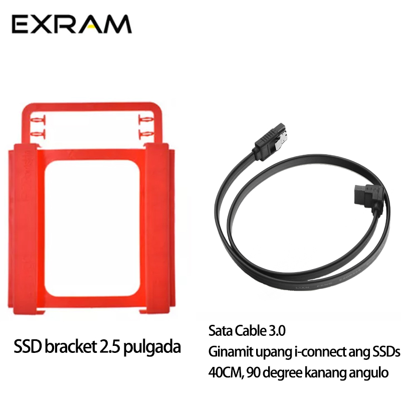 EXRAM Hard Disk Casing 2.5 Inch SATA 3.0 Cable To SSD | Shopee Philippines