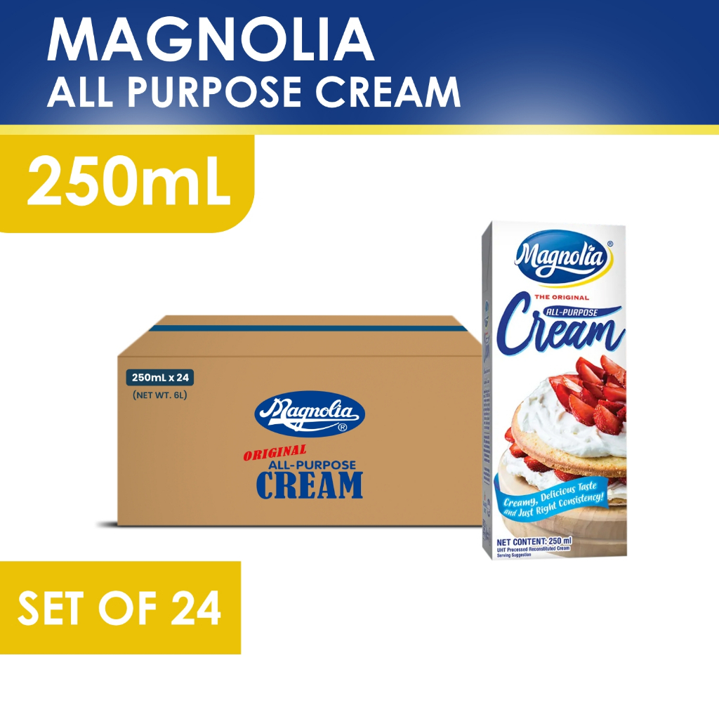 Magnolia All Purpose Cream (250mL) 1 Box of 24's | Shopee Philippines
