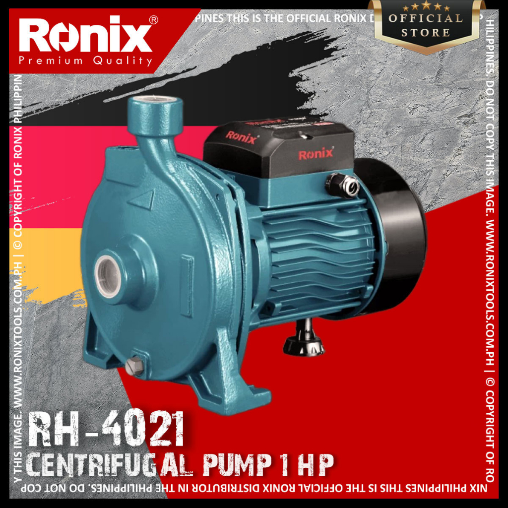 Ronix RH-4021 1 HP Generating High Flow Provides With Thermal Protect Centrifugal Pump | Shopee ...
