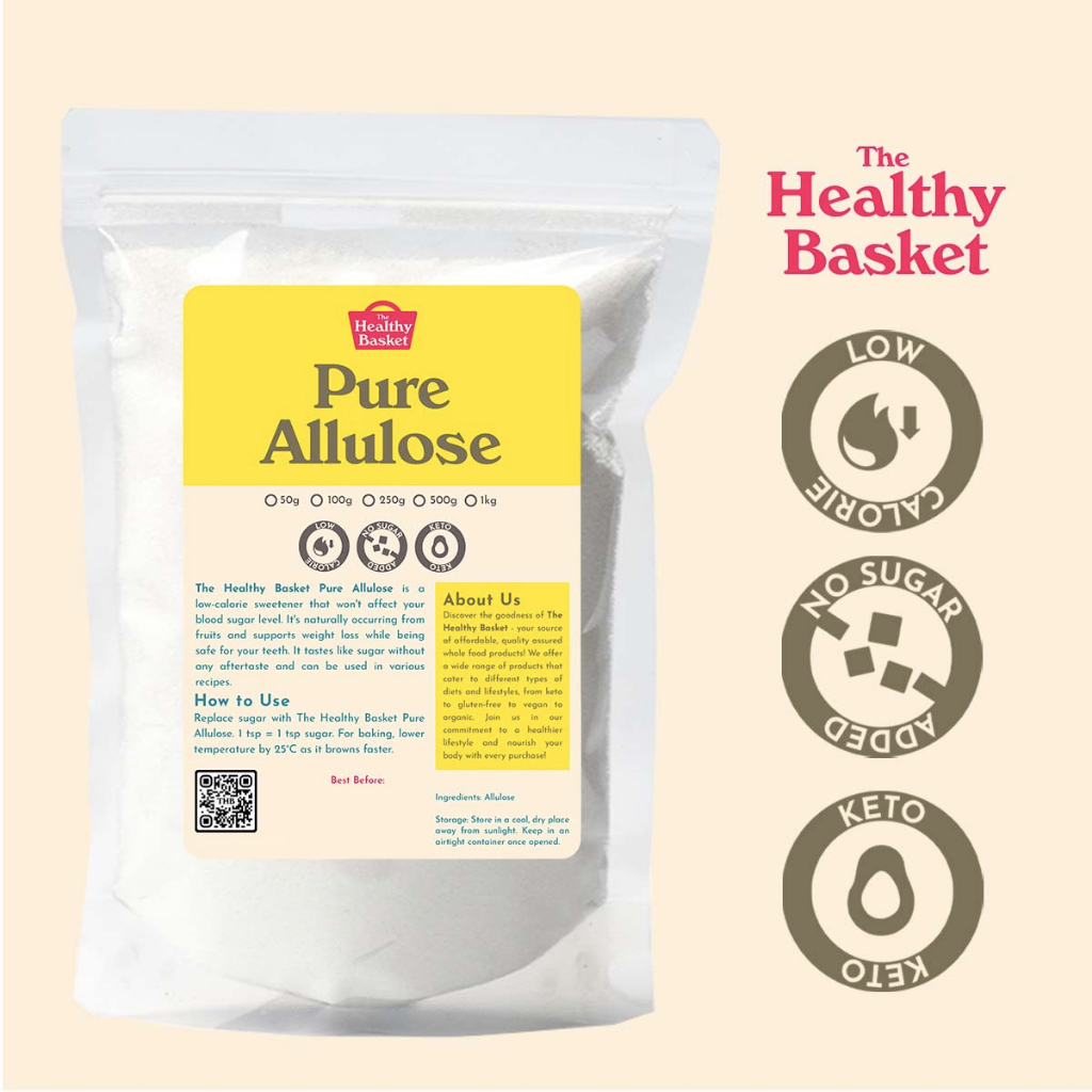 Healthy Basket Pure Allulose Granules (50g, 100g & 250g) | Shopee ...