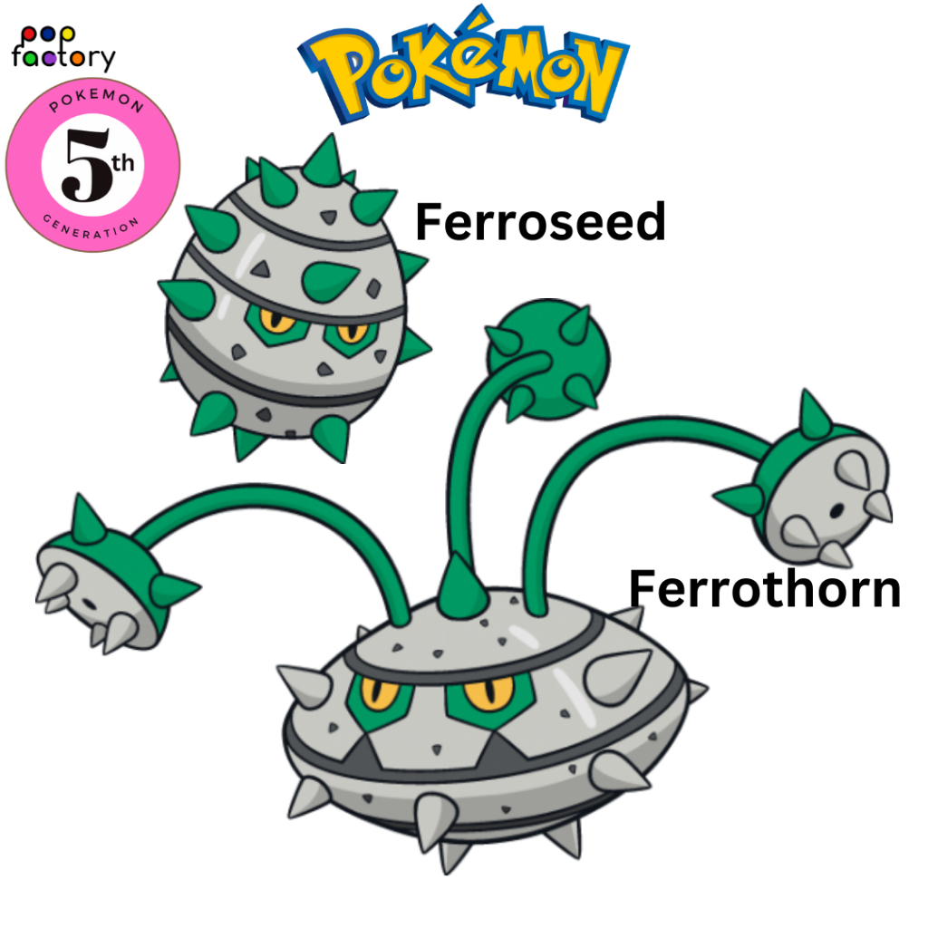 Ferroseed & Ferrothorn Pokemon Cards TCG ( 4th Gen Pokemon) | Shopee ...