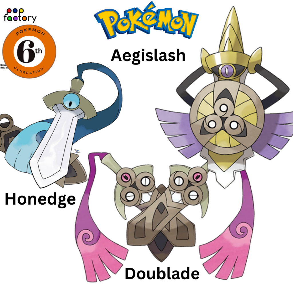 Honedge , Doublade & Aegislash Pokemon Cards TCG ( 6th Gen Pokemon ...