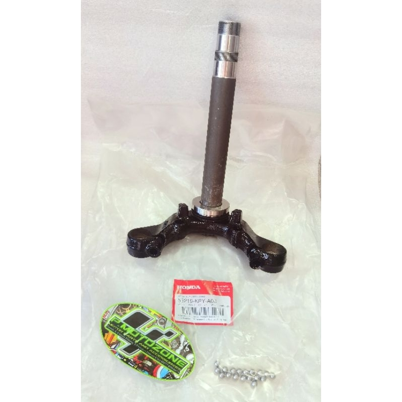 Steering Post Xrm 125 Trinity with Lower Ball Bearing. Honda Genuine ...