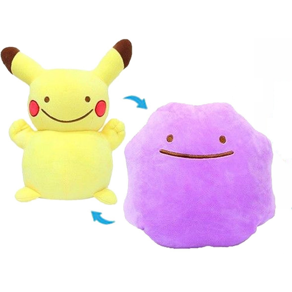 DITTO PIKACHU (Reversible) Pokemon Plush Toy (30cm) | Shopee Philippines