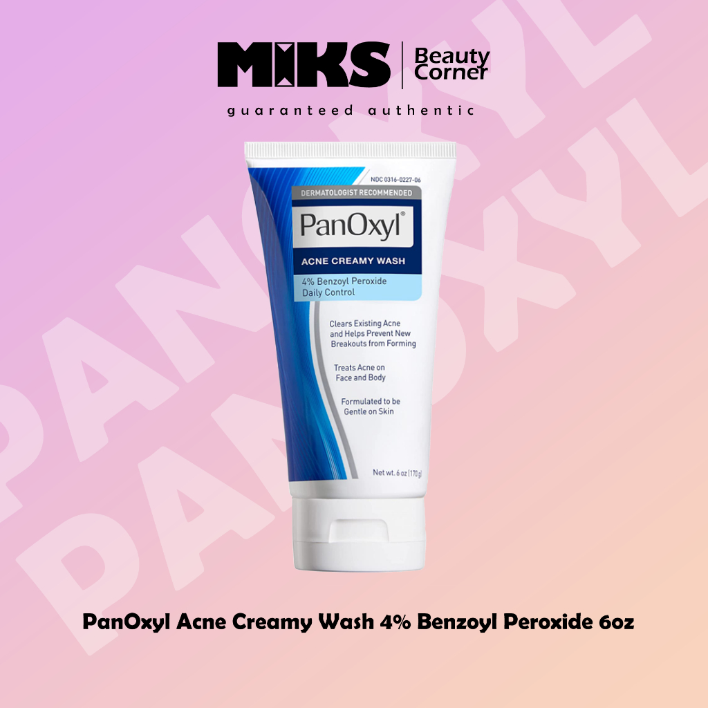 PanOxyl Acne Creamy Wash 4% Benzoyl Peroxide 6oz | Shopee Philippines