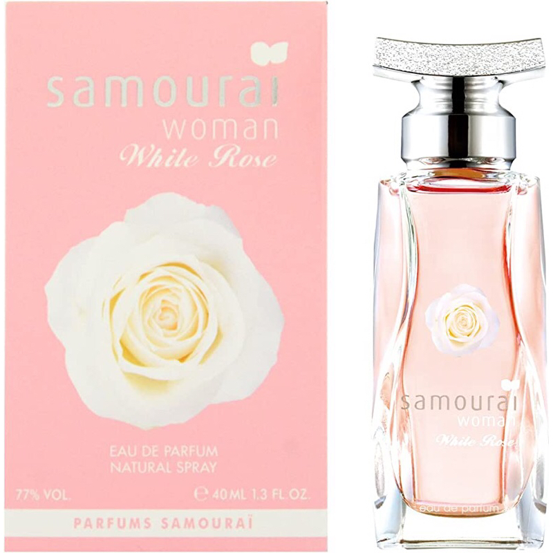 SAMOURAI Woman White Rose Eau De Parfum Natural Spray 40ml/ From Japan ...