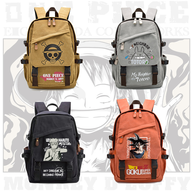 Anime One Piece bag backpack Demon Slayer backpack Dragon Ball new ...
