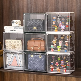 Display Cabinet Acrylic Action Figure Storage Box Dustproof Small Doll ...