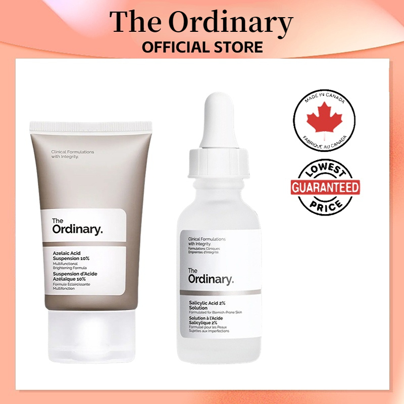 The Ordinary Acne Remover Serum Set - Salicylic Acid 2% Solution BHA ...