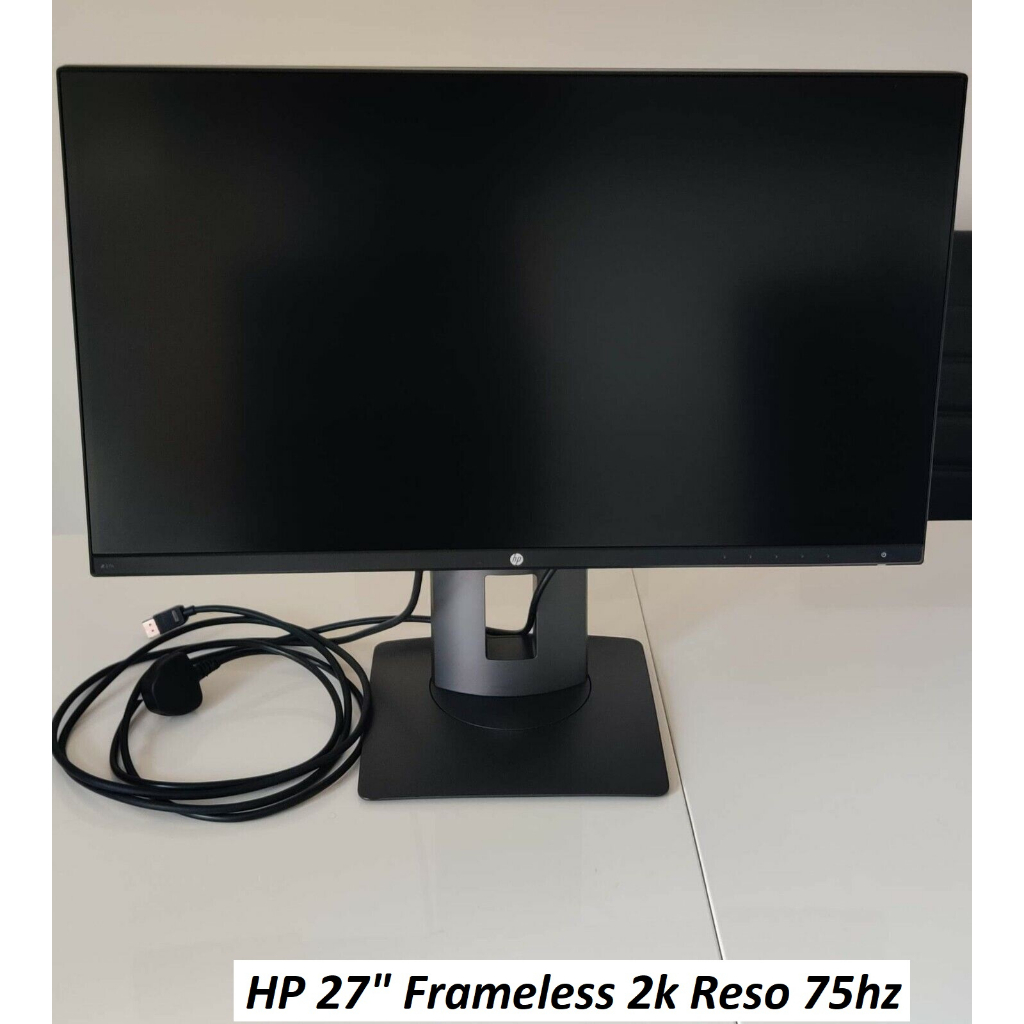 HP 27" Frameless IPS Gaming Led monitor ,2k reso, Rotate Vertical, HDMI ...