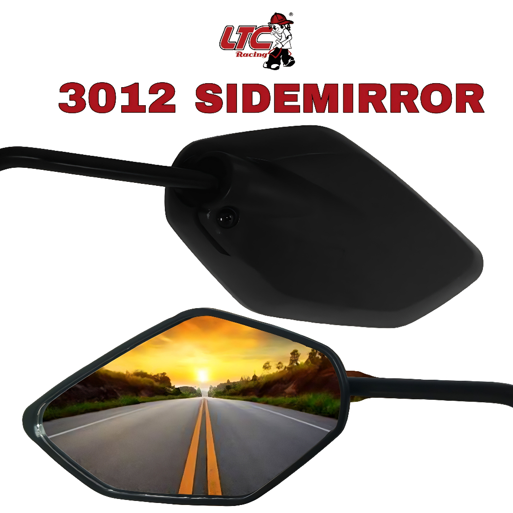 LTC STOCK SIDE MIRROR LONG STEM FOR HONDA/YAMAHA (NO GRADED) | Shopee ...