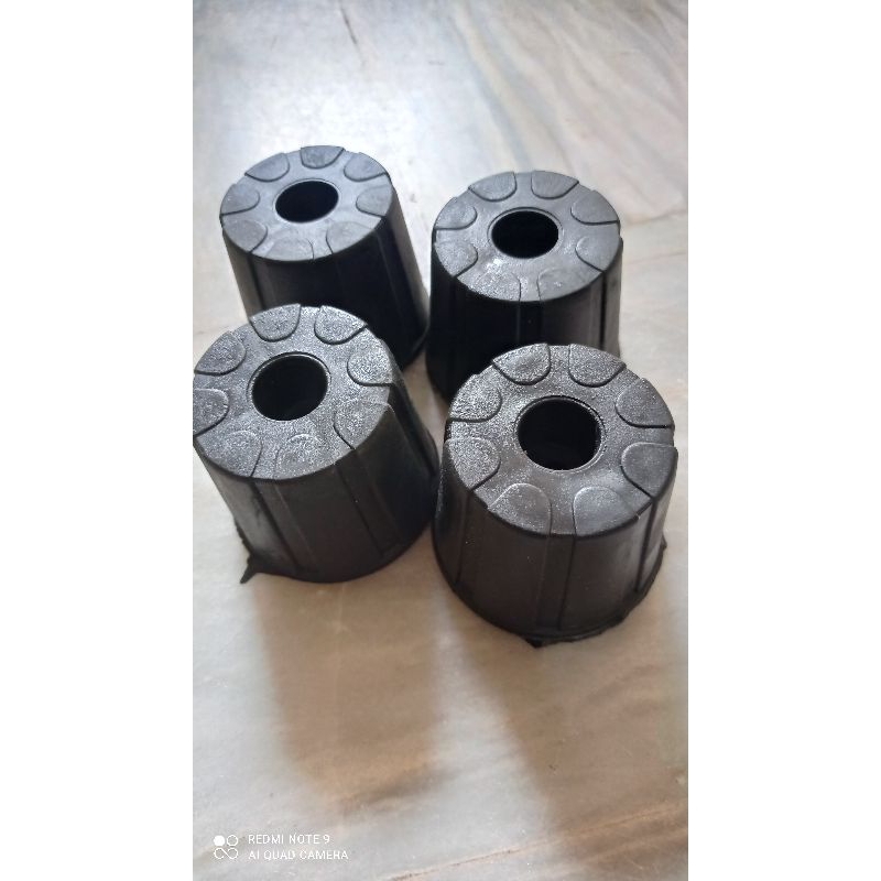 plastic footing, with canal, one hole for sala set, furniture footings ...