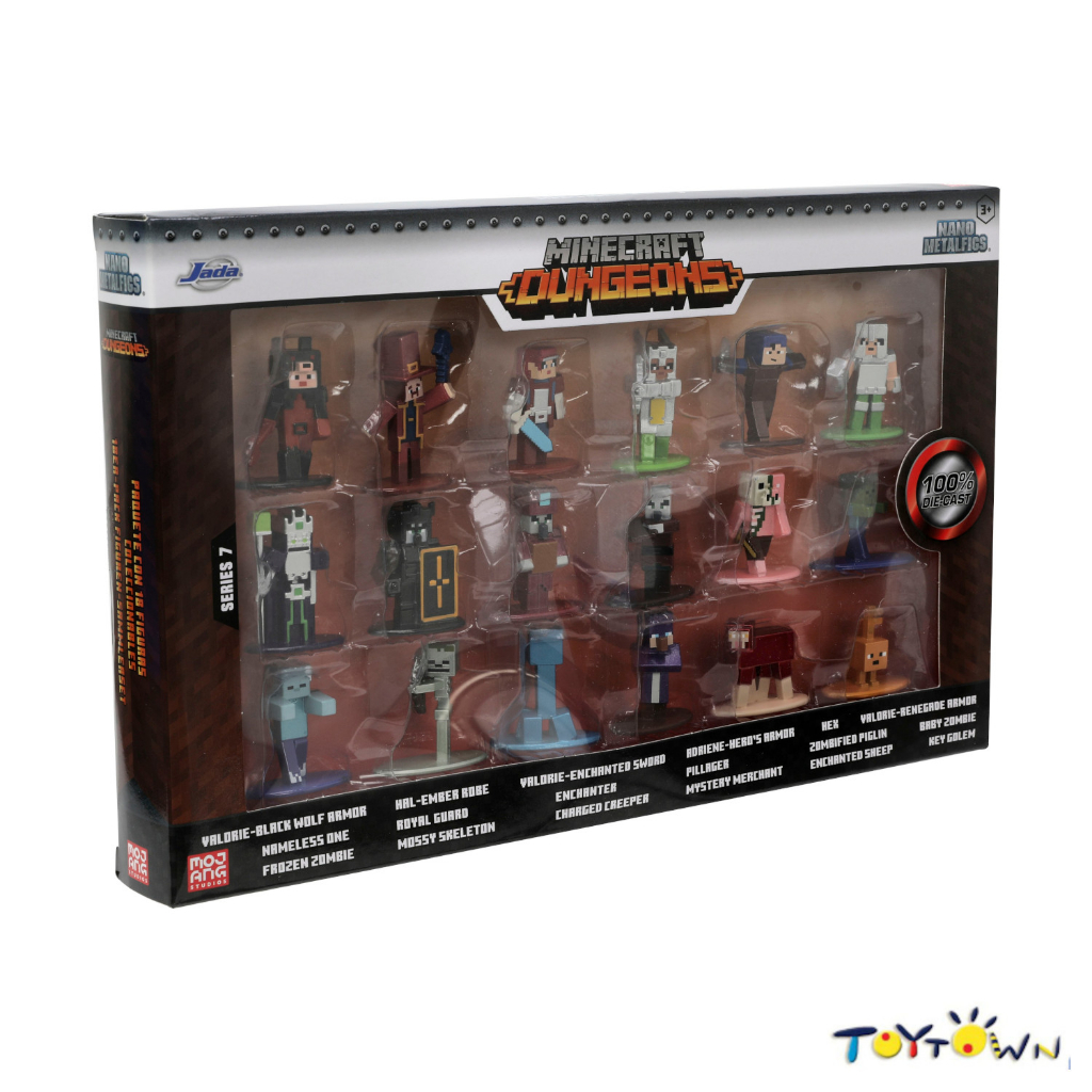 Jada - Minecraft Dungeons Nano MetalFigs 18-Pack Series 7 | Shopee ...