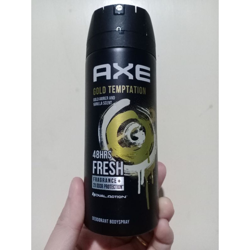 Axe Gold Temptation Deodorant Body Spray 135ml | Shopee Philippines