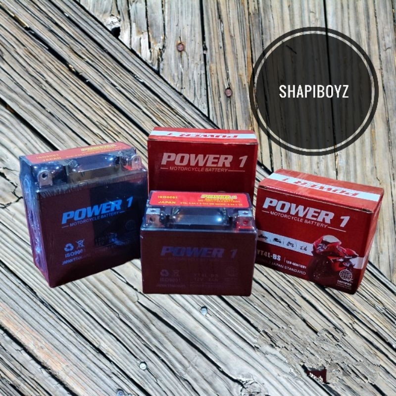 ORIGINAL POWER 1 motorcycle battery universal 5l/5l/yb2 rusi/skygo ...