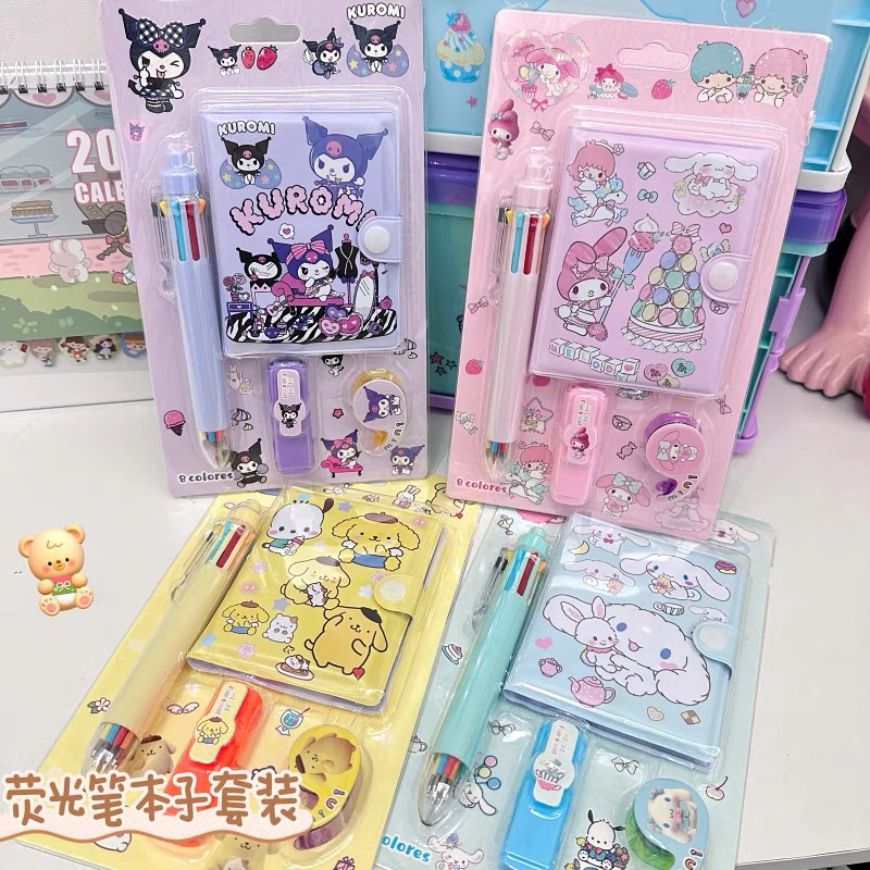 SANRIO 4 in 1 DIARY SET | Mini DIARY SANRIO Stationery SET | Shopee ...