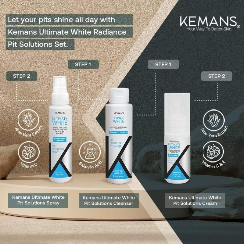 KEMANS Advanced Ultimate White Pit Solutions Set | Shopee Philippines