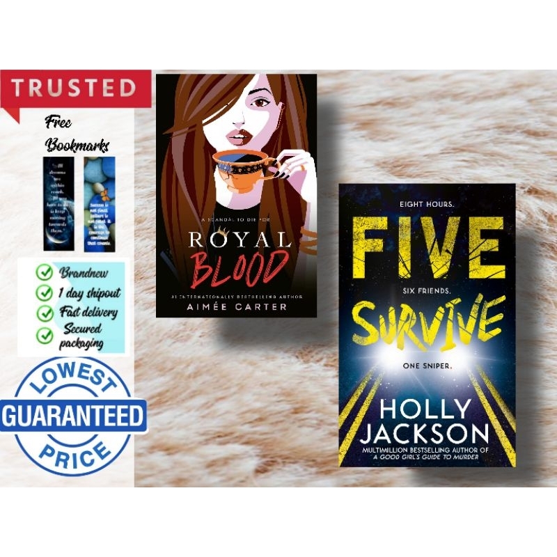 Five Survive Holly Jackson, Royal Blood by Aimée Carter | Shopee ...
